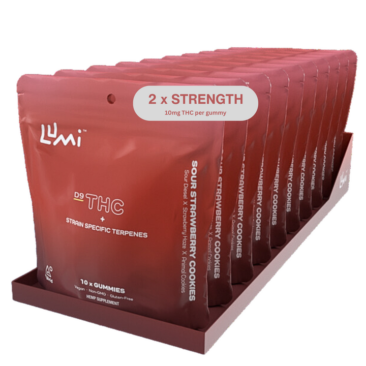 Lumi Double Strength Gummies (10mg THC) – Lumi Labs™ (Wholesale)